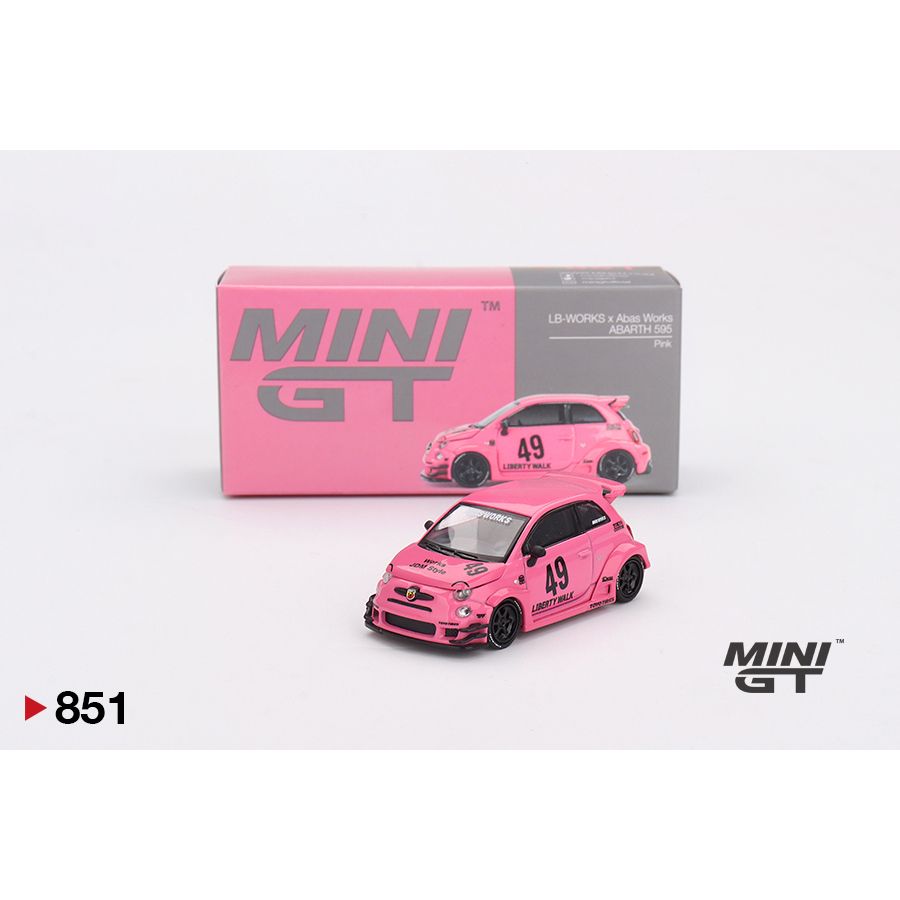 Abarth 595 LB-WORKS x Abas Works Pink – MiniGT MGT00851-R (2025 ...