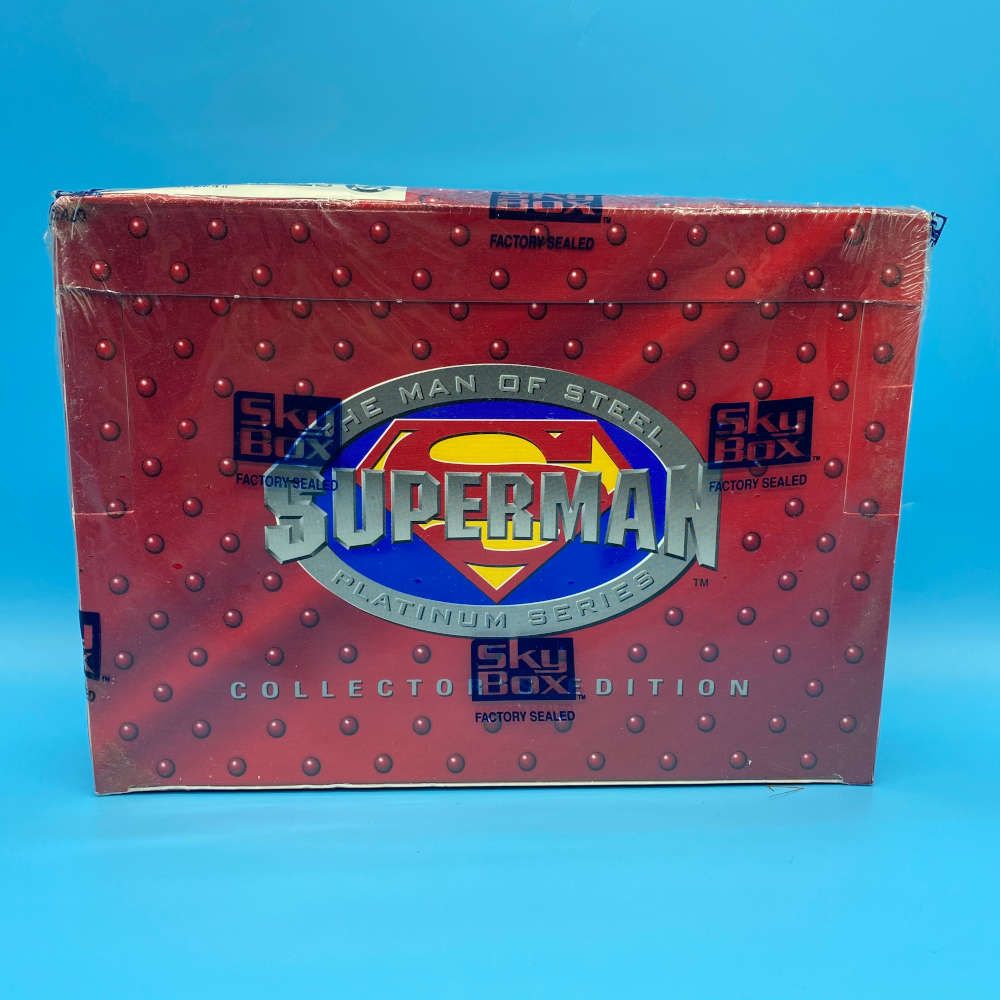 Superman The Man of Steel Platinum Series Trading Cards Box – SkyBox ...