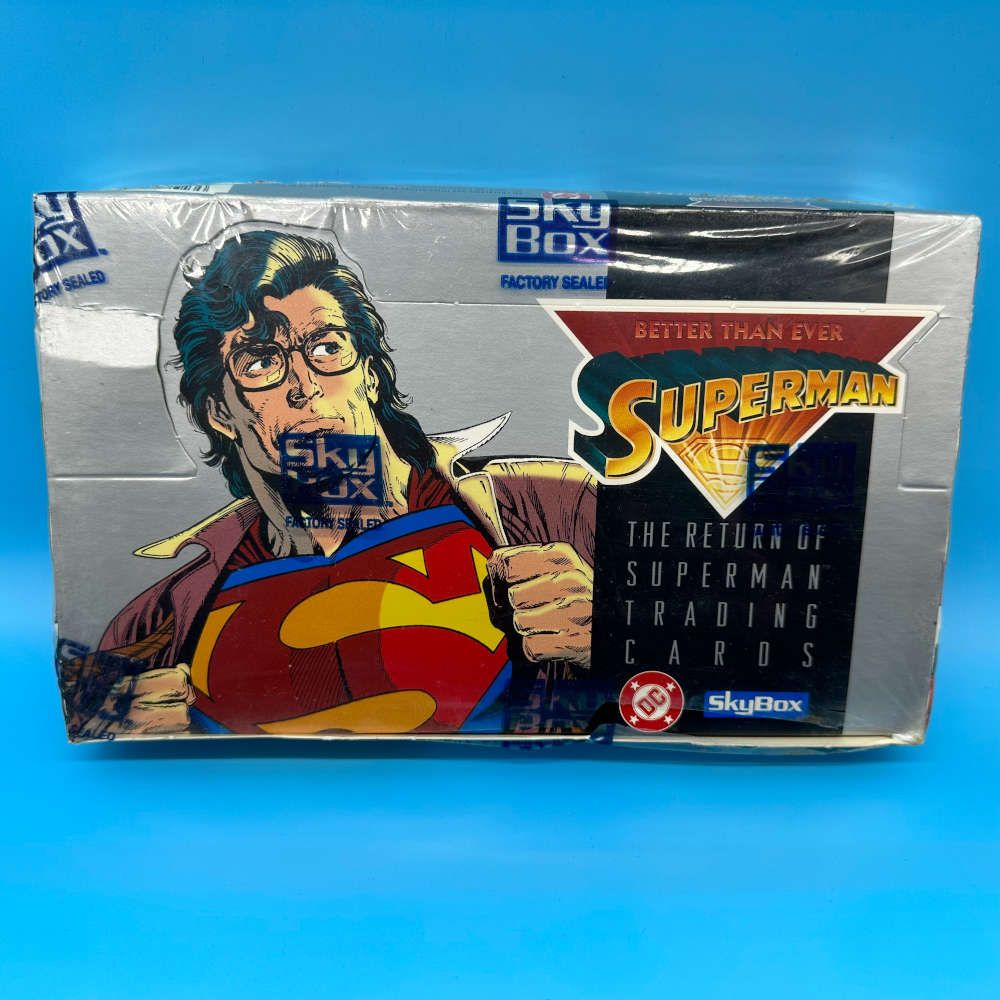 The Return of Superman Trading Cards Box – SkyBox (1993) | Hoarders ...