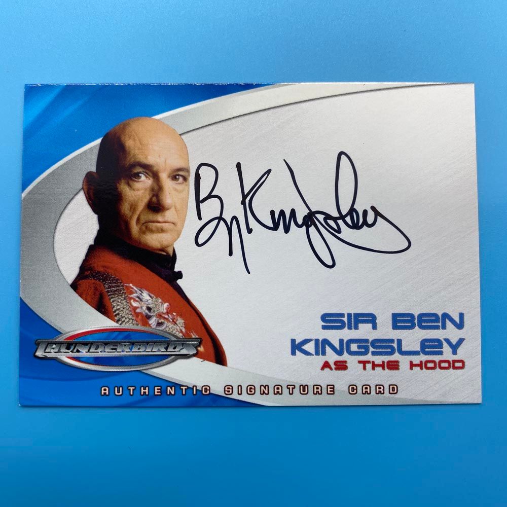 Thunderbirds The Movie Autograph Card – Sir Ben Kingsley AC2 (Cards Inc ...