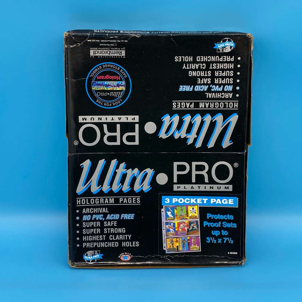 Ultra Pro 3-Pocket Pages – Platinum Series (10 Pages) | Hoarders ...